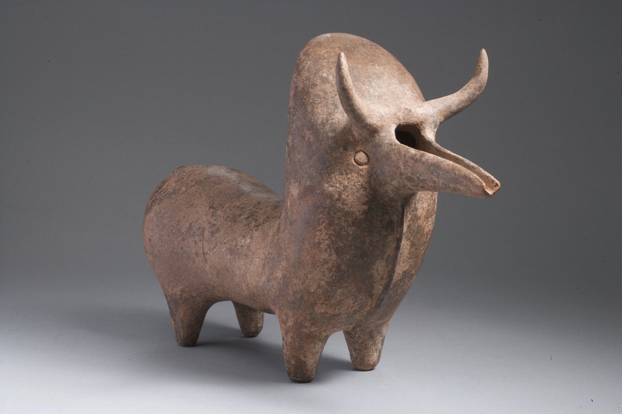 Amlash Rhyton in the Form of a Zebu Bull by Elamite