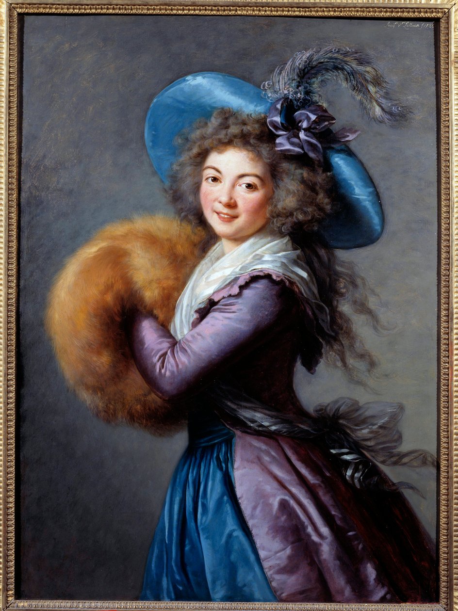 Portrait of Madame Mole Reymond, actress of the Italian Comedie