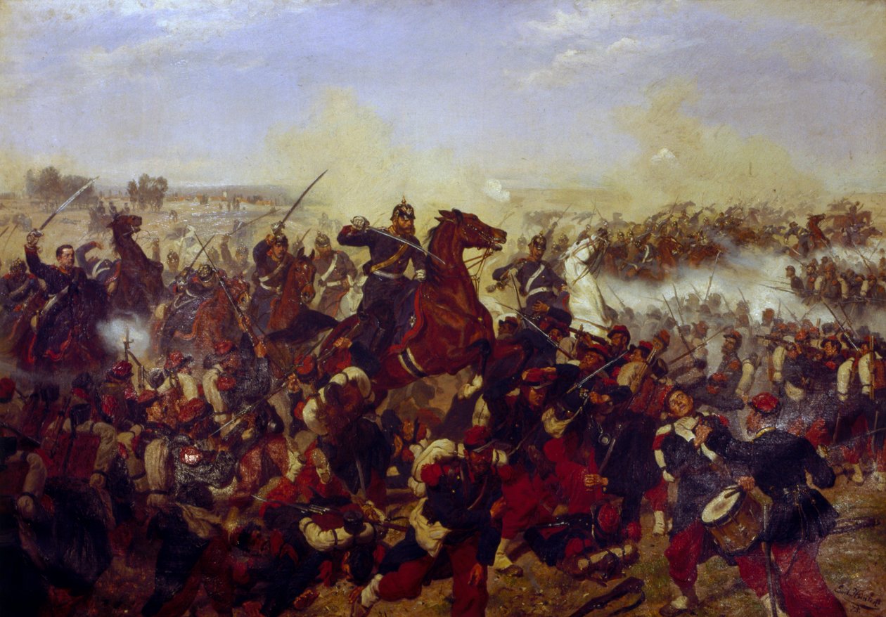 The Battle of Mars de la Tour on the 16th August 1870