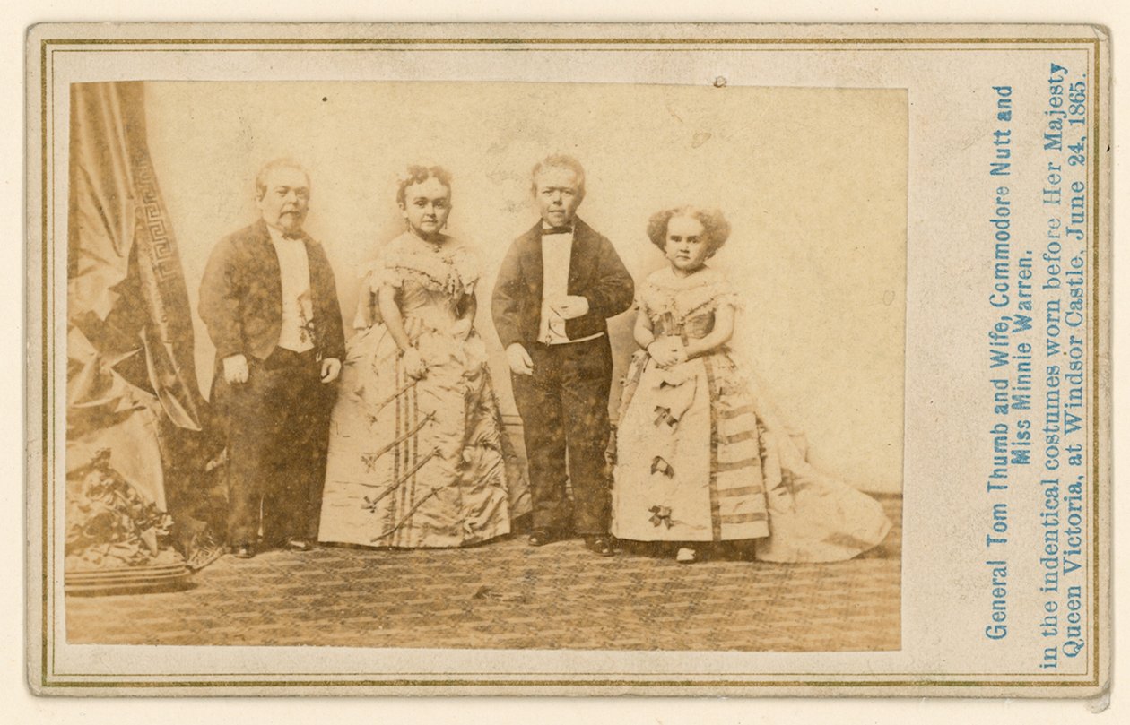 General Tom Thumb and His Wife, Commodore Nutt and Miss Minnie Warren