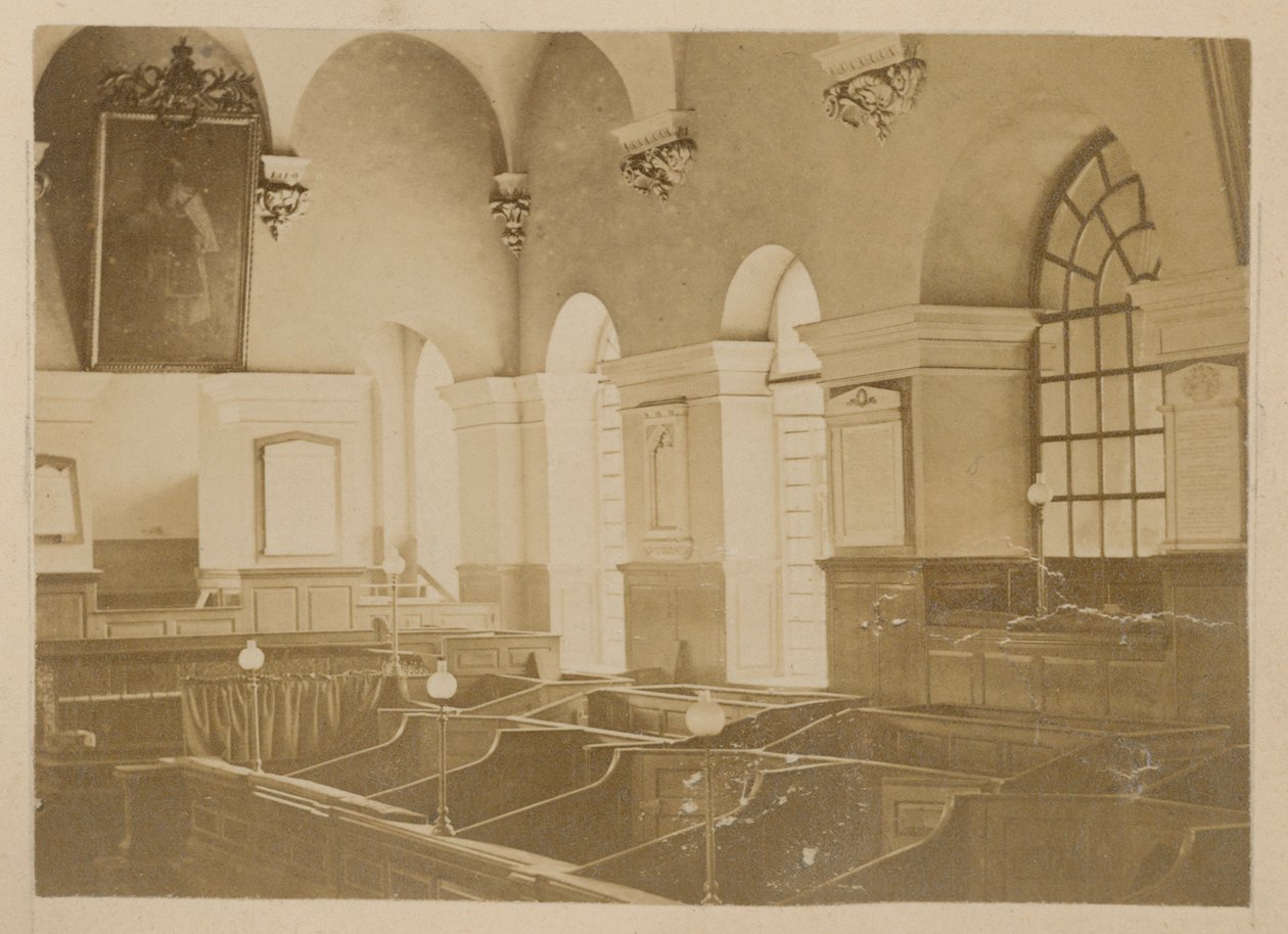 The south gallery of St Alphege, Greenwich Parish Church