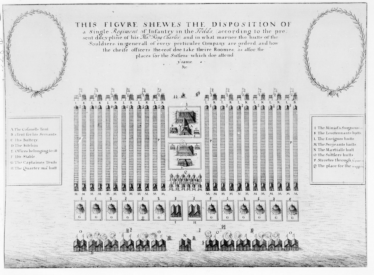 An Infantry Regiment Encampment During the Bishops' War