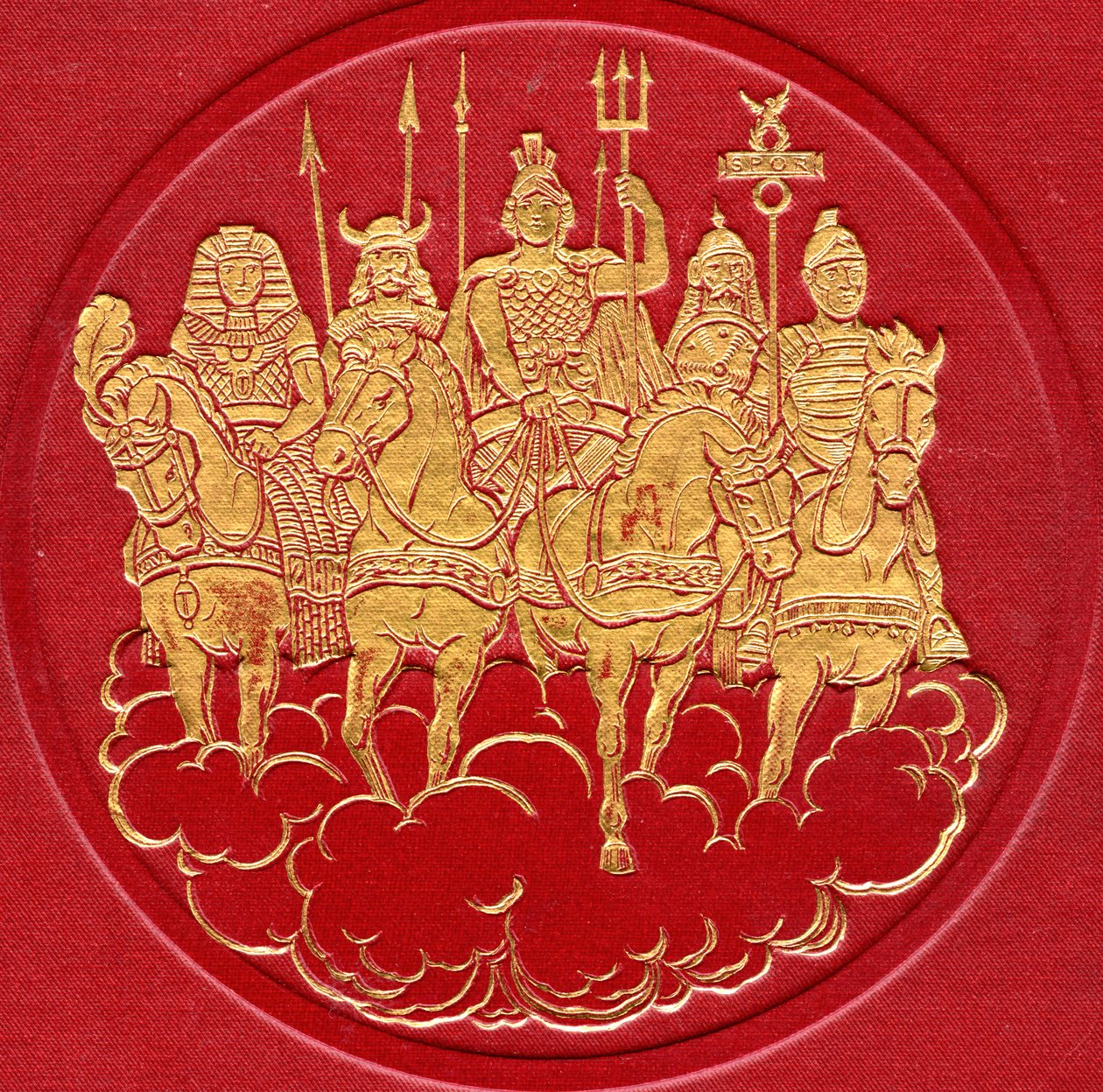 Leaders of ancient civilizations, from the cover of 'Hutchinson's ...