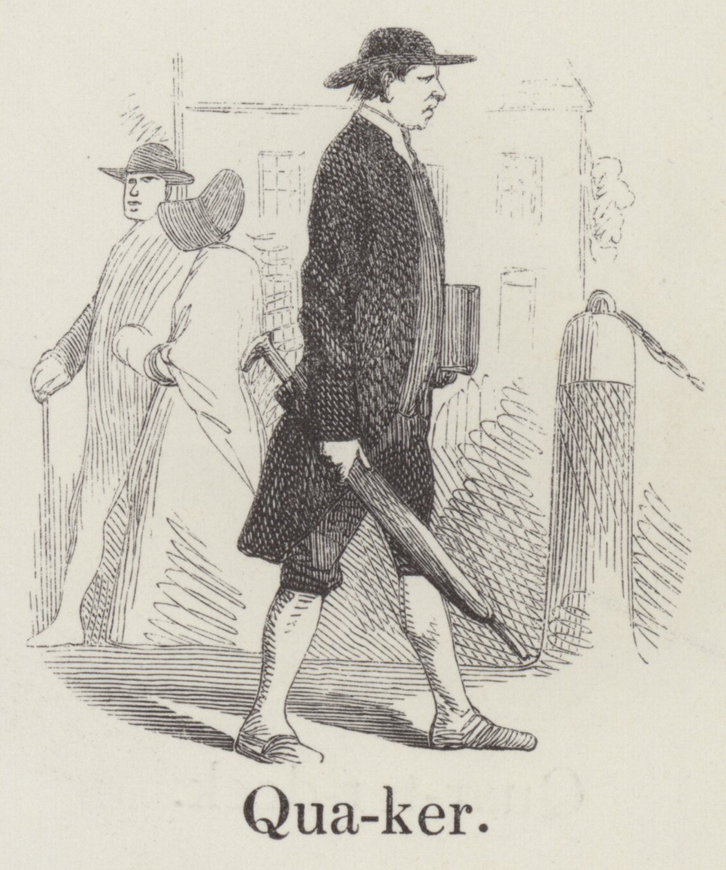 Quaker by English School: Highest-quality art reproduction