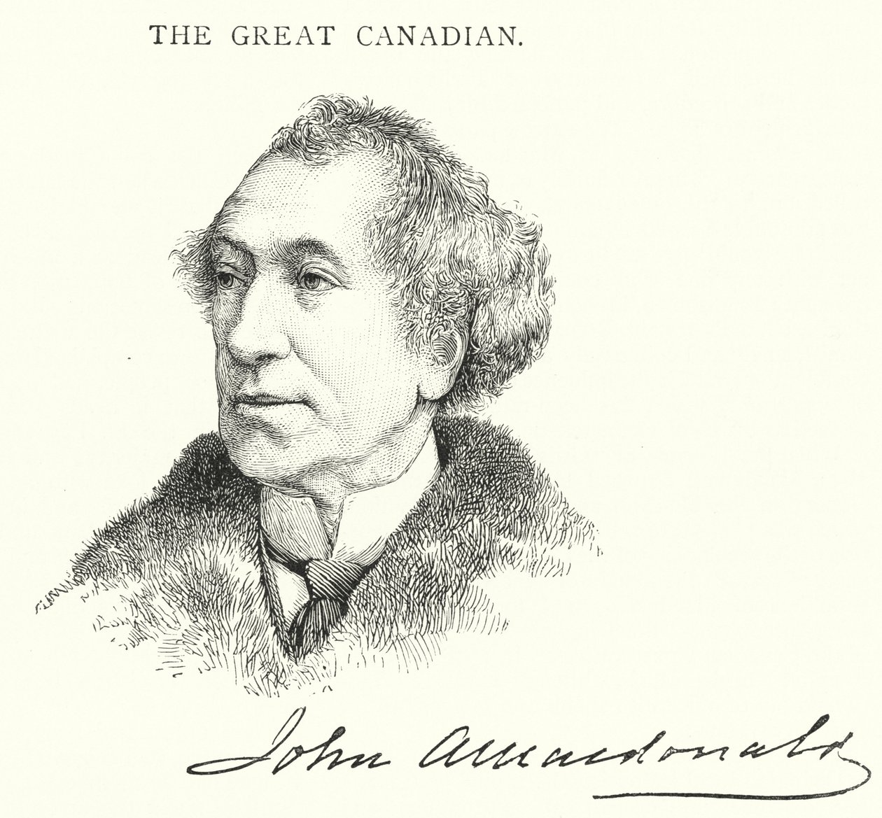 Sir John Alexander Macdonald by English School