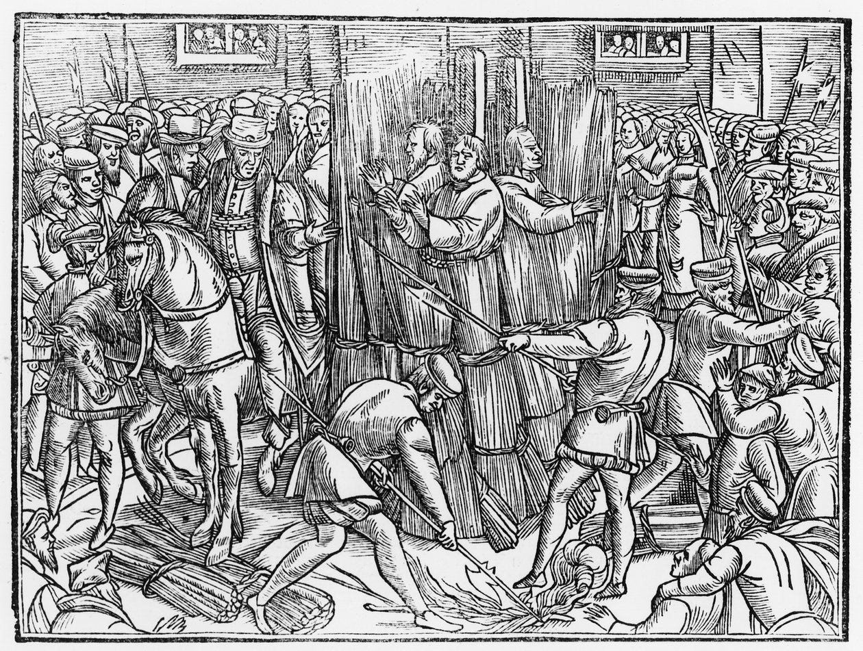 The Death and Burning of the Most Constant Martyrs of Christ, Doctor ...