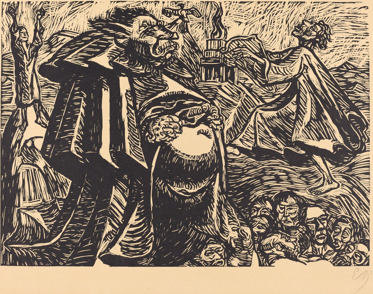 God Belly by Ernst Barlach: Highest-quality art reproduction