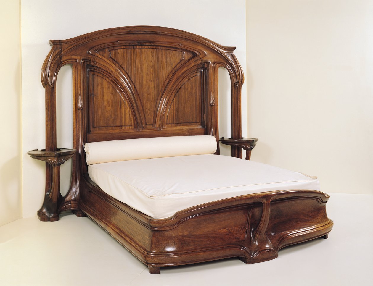 Art Nouveau bed by Eugene Vallin: Premium art reproduction