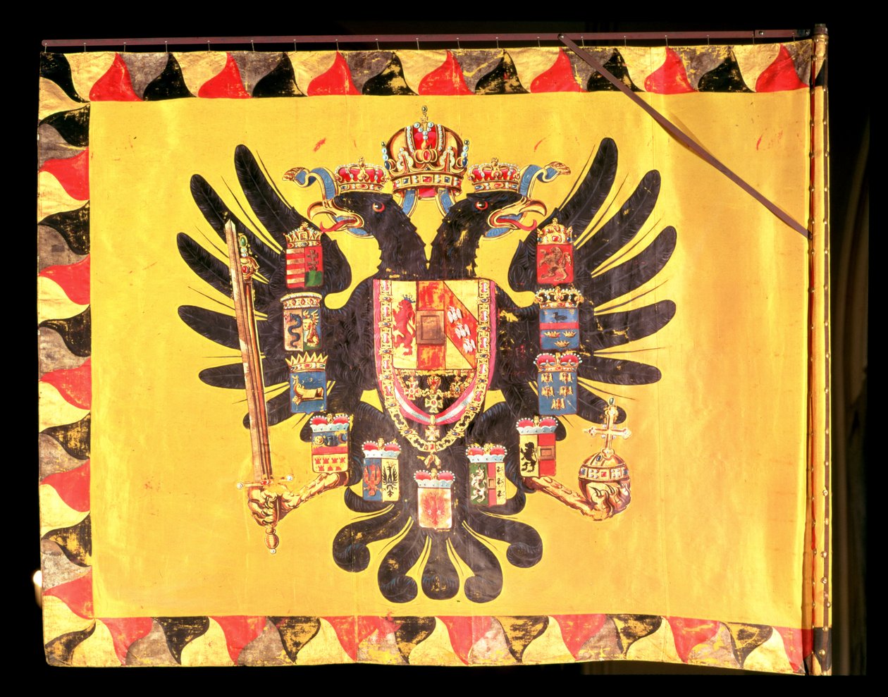 Flag of the Imperial Habsburg Dynasty, c.1700