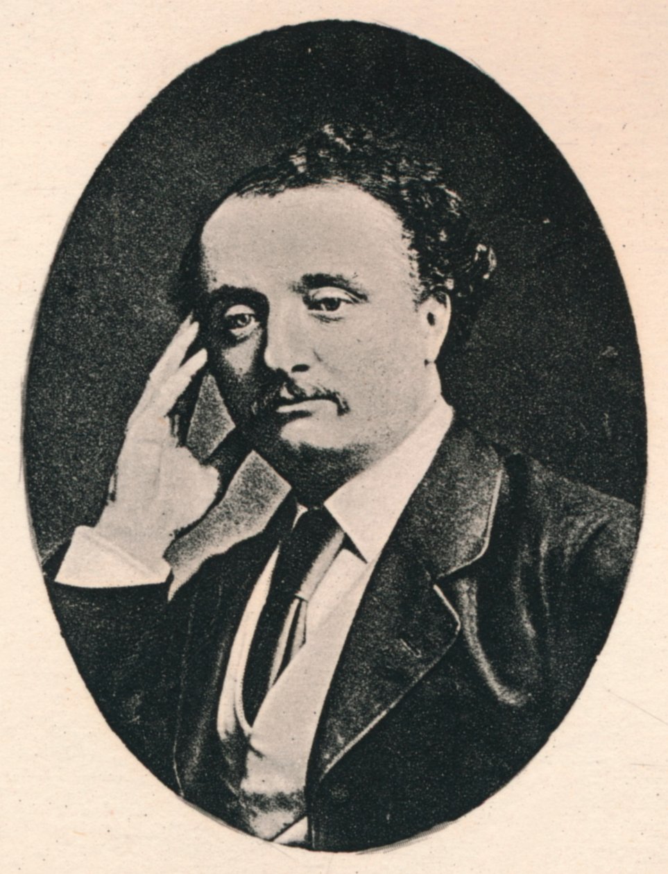 Sir John Stainer, um 1880 von F. Jenkins Heliog: Kunstdruck