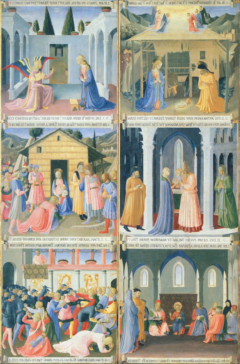 Scenes from Jesus' childhood (detail)