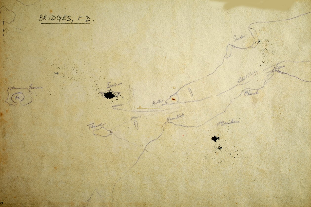 Map by Francis Doveton Bridges: Premium art reproduction