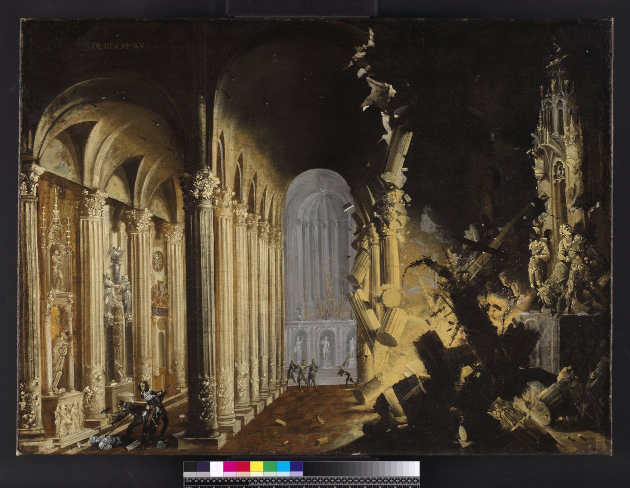 King Asa of Judah Destroying the Statue of Priapus