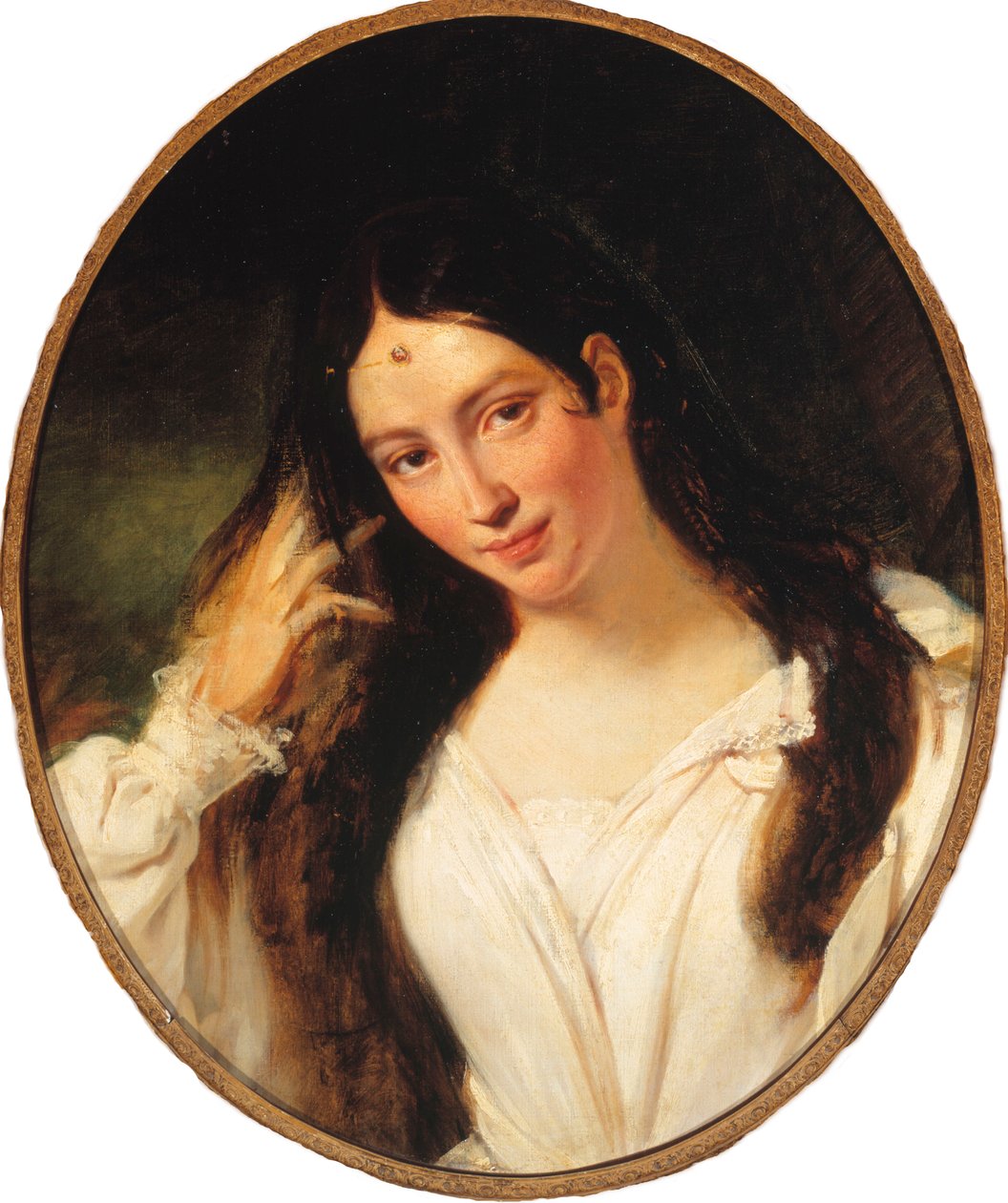 Portrait of the Opera Singer Maria Malibran-Garcia as Desdemona