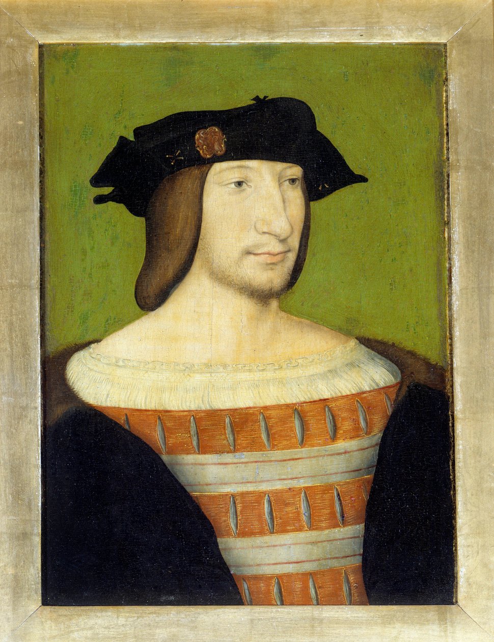 Portrait of Francois I by François Clouet: Fine art print