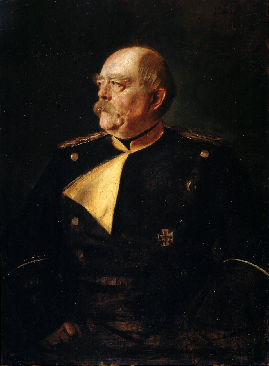 Portrait of Chancellor Otto von Bismarck in Uniform