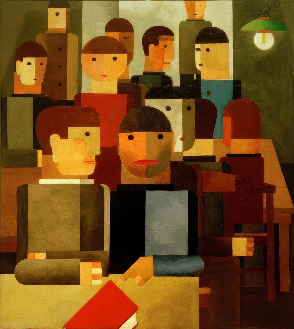 Discussion by Franz Wilhelm Seiwert: Buy fine art print