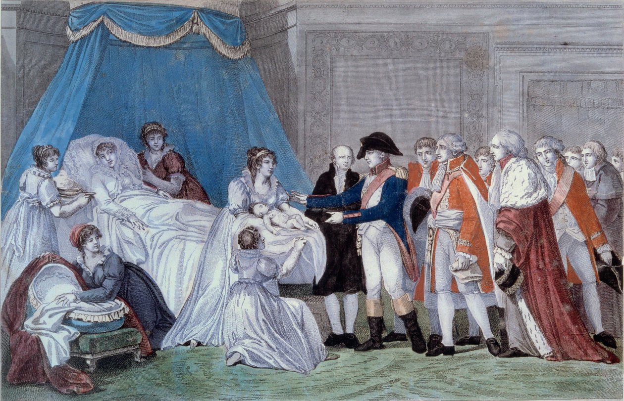 Birth of the King of Rome Napoleon II (Francois Charles Joseph Napoleon ...