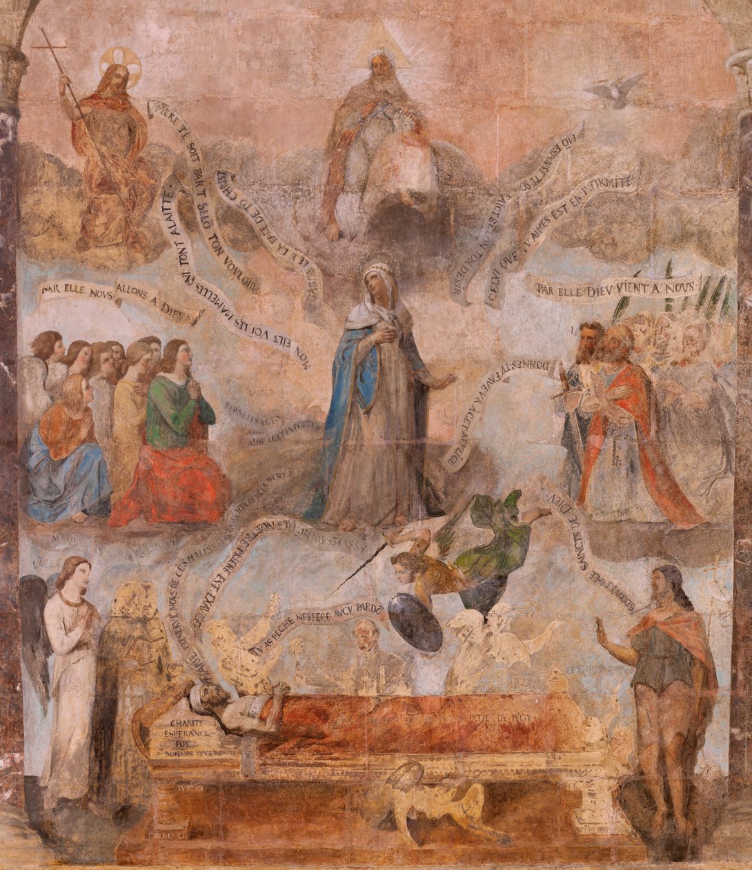 Church of Saint John the Baptist. Interior. Chapel of Saint Fursy ...