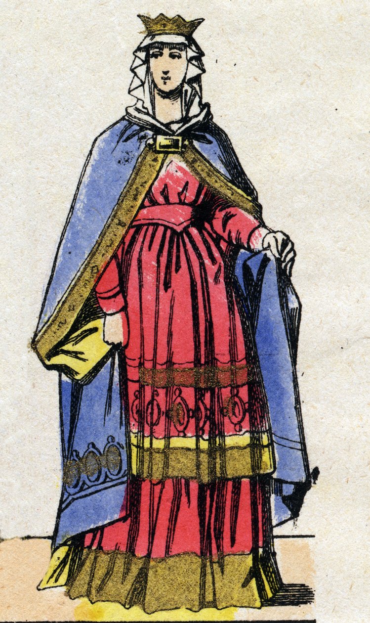 Dynasty of the Capetians: Portrait of Adele of Savoy