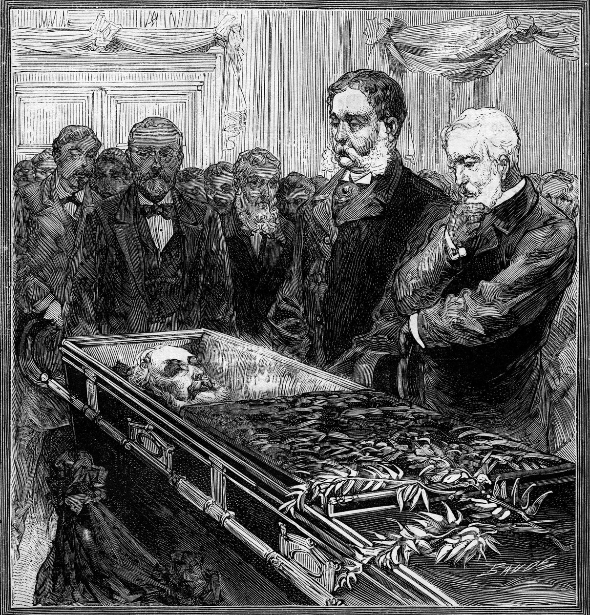 John Garfield In Casket