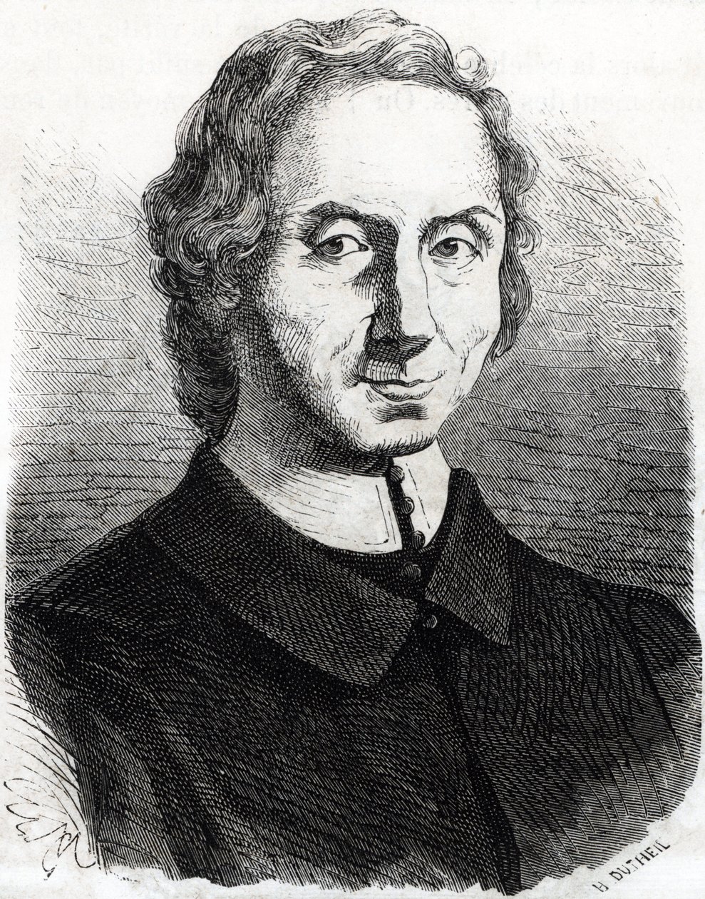 Portrait of Nicolas Malebranche by French School