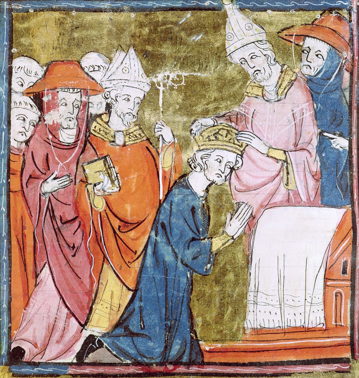 The Coronation of Emperor Charlemagne (742-814) by Pope Leo III at St ...