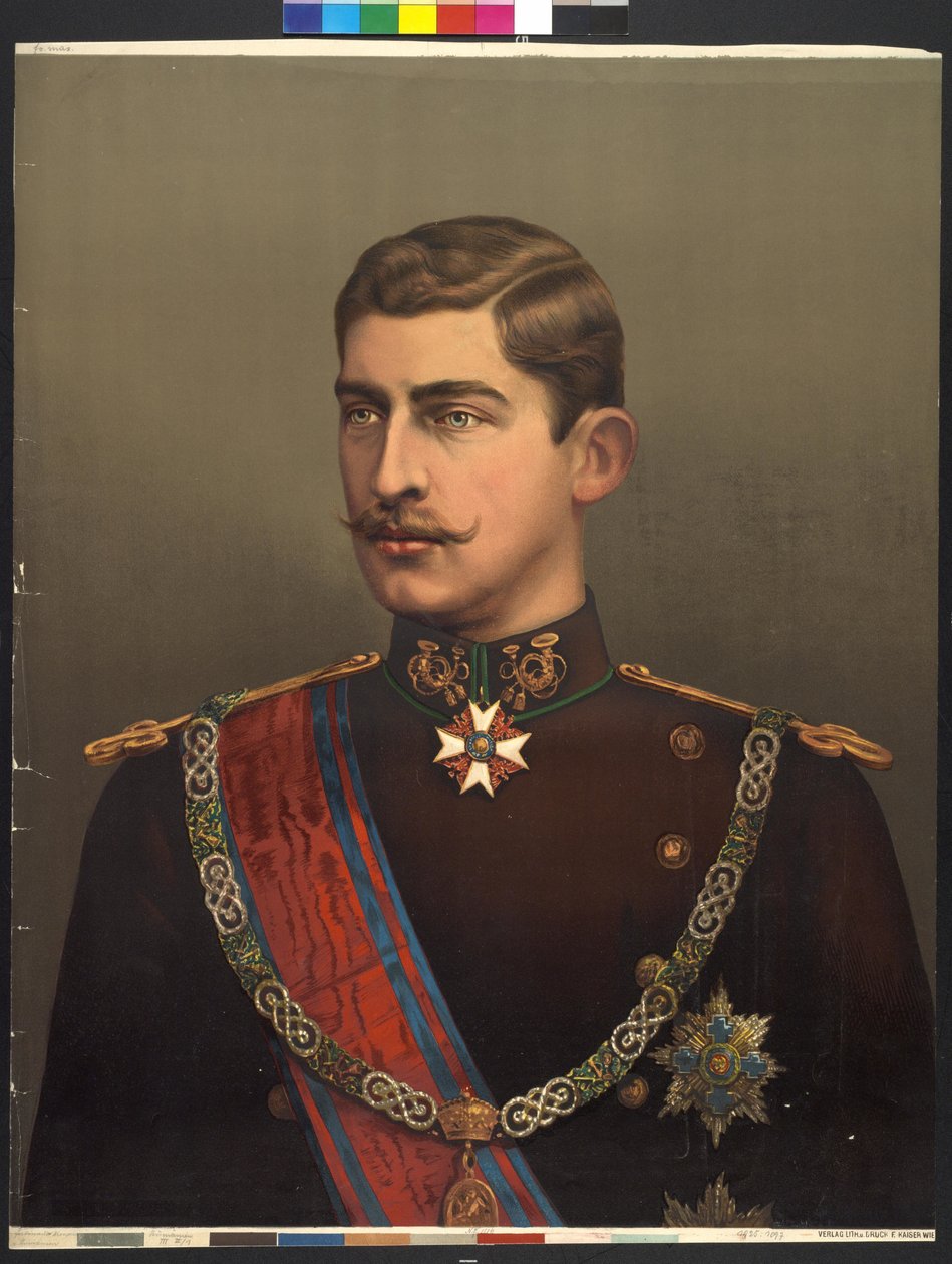 King of Romania Ferdinand I by Friedrich Kaiser