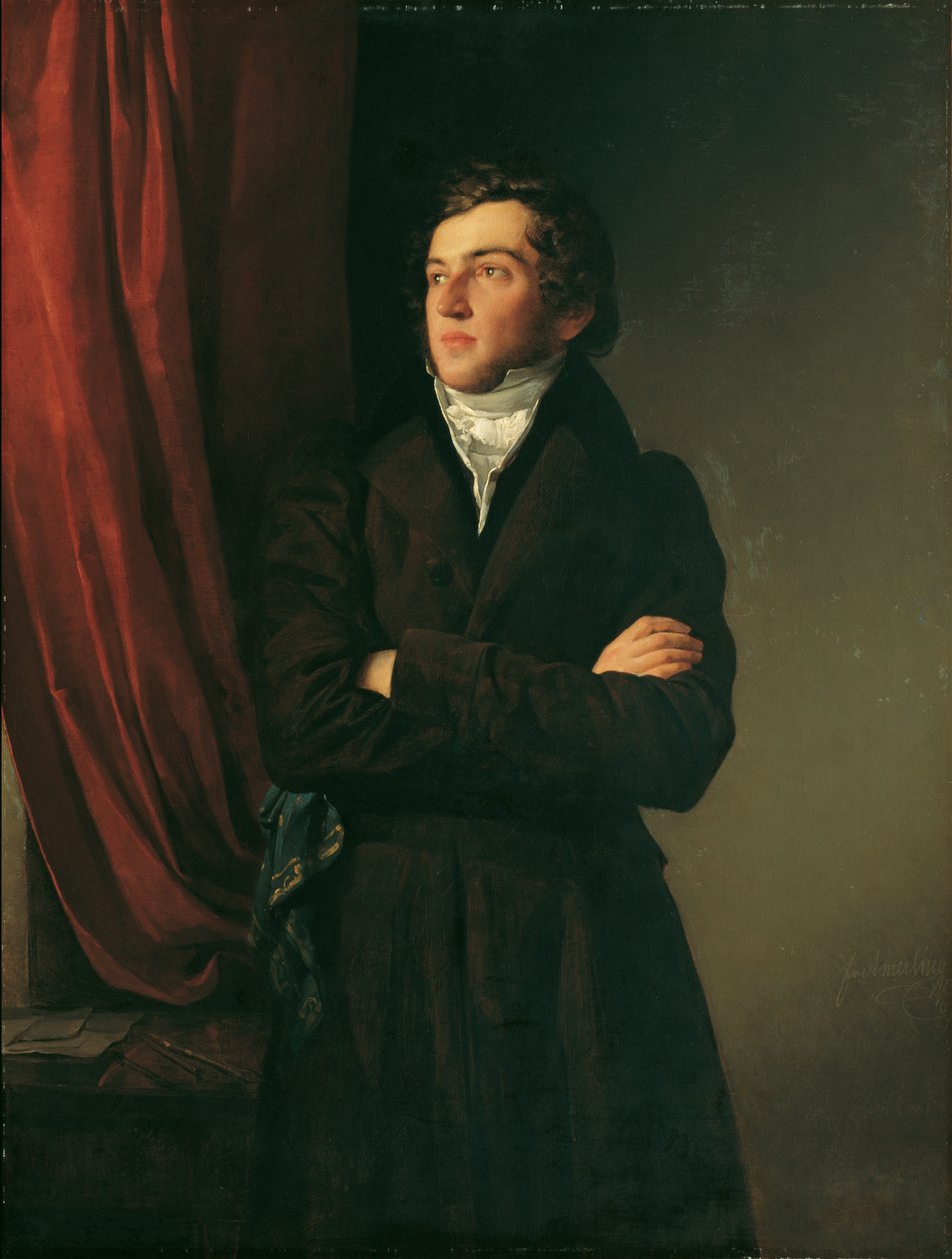 The Painter Robert Theer by Friedrich von Amerling