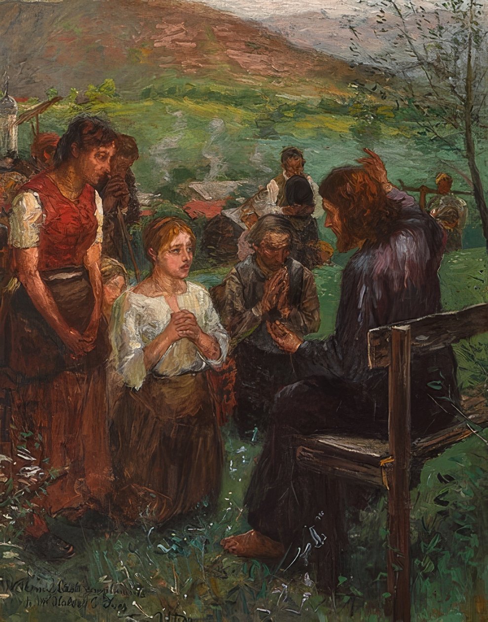Sermon on the Mount by Fritz von Uhde: Buy fine art print
