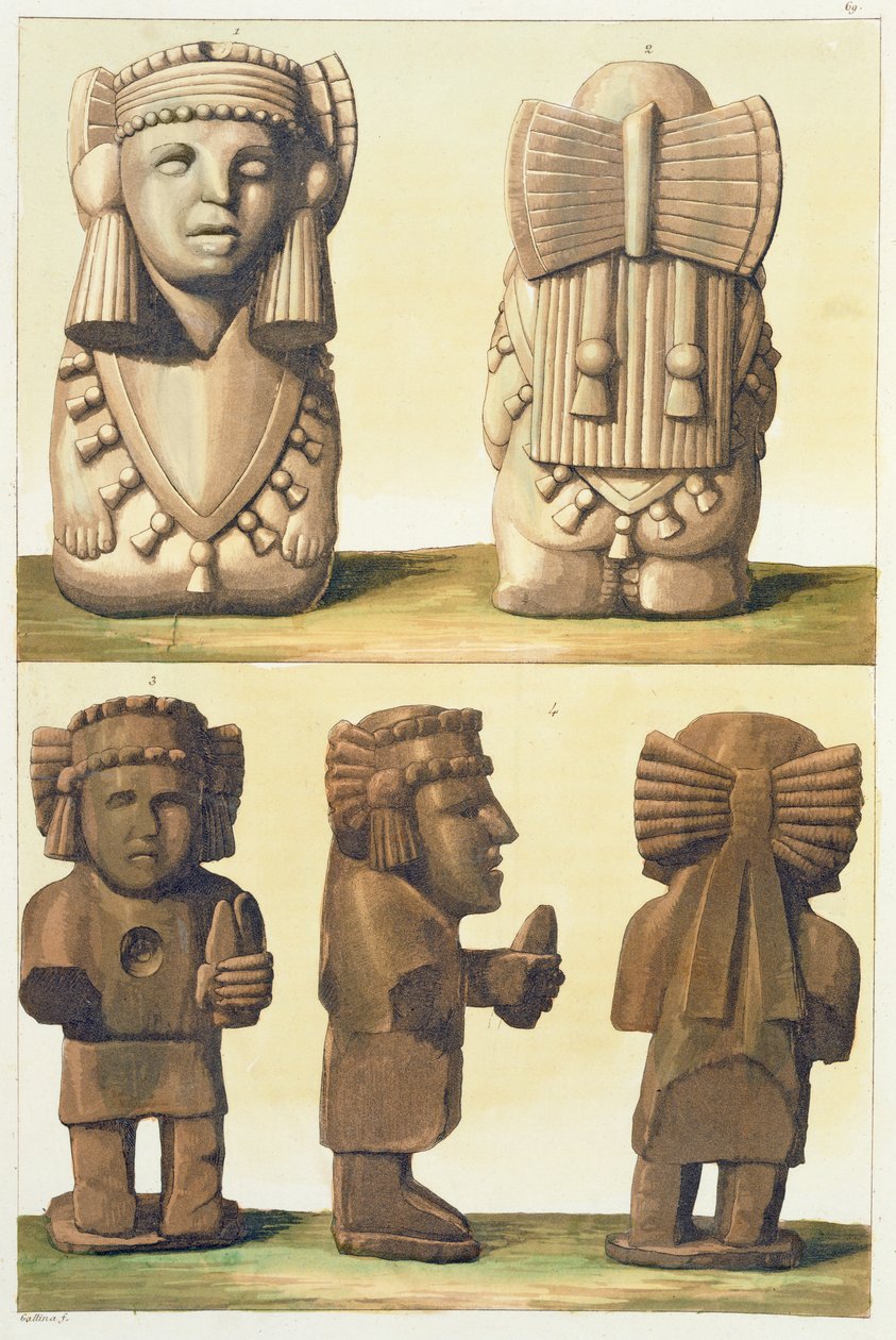 Aztec Idols, Mexico by Gallo Gallina: Buy fine art print