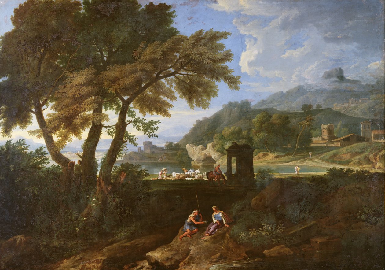 Landscape by Gaspard Poussin Dughet: Buy fine art print