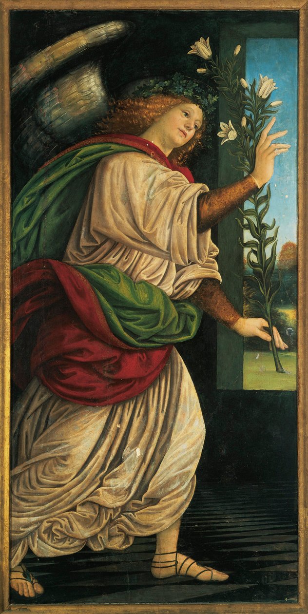 Painting of The Archangel Gabriel by Gaudenzio Ferrari