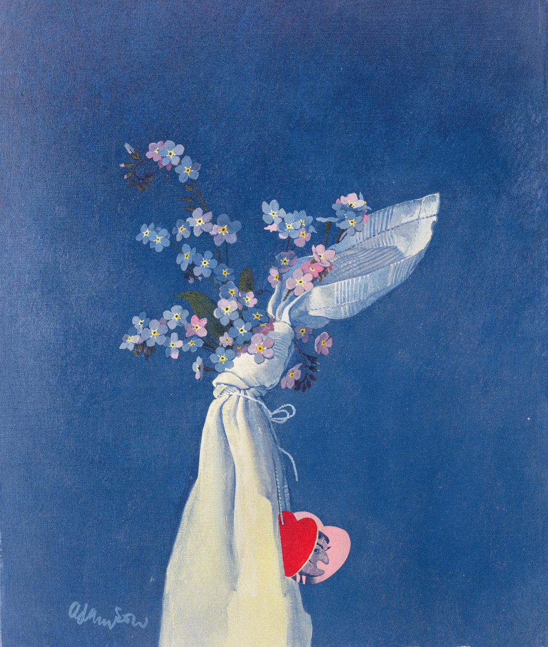 Forget-Me-Knot by George Adamson: Premium art reproduction