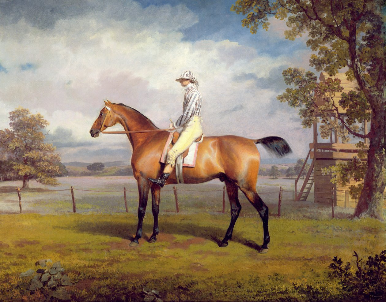 The Duke of Hamilton's Disguise with Jockey Up