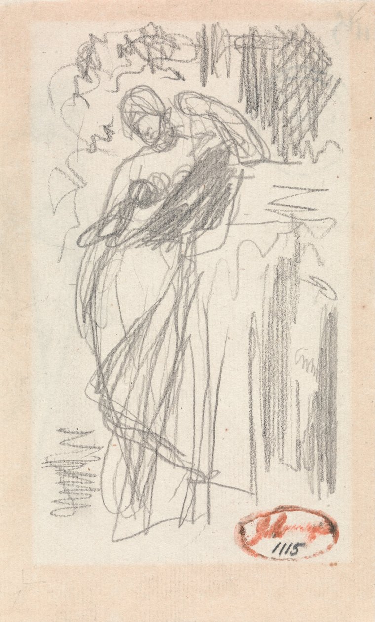 Standing Woman by George Romney: Buy fine art print