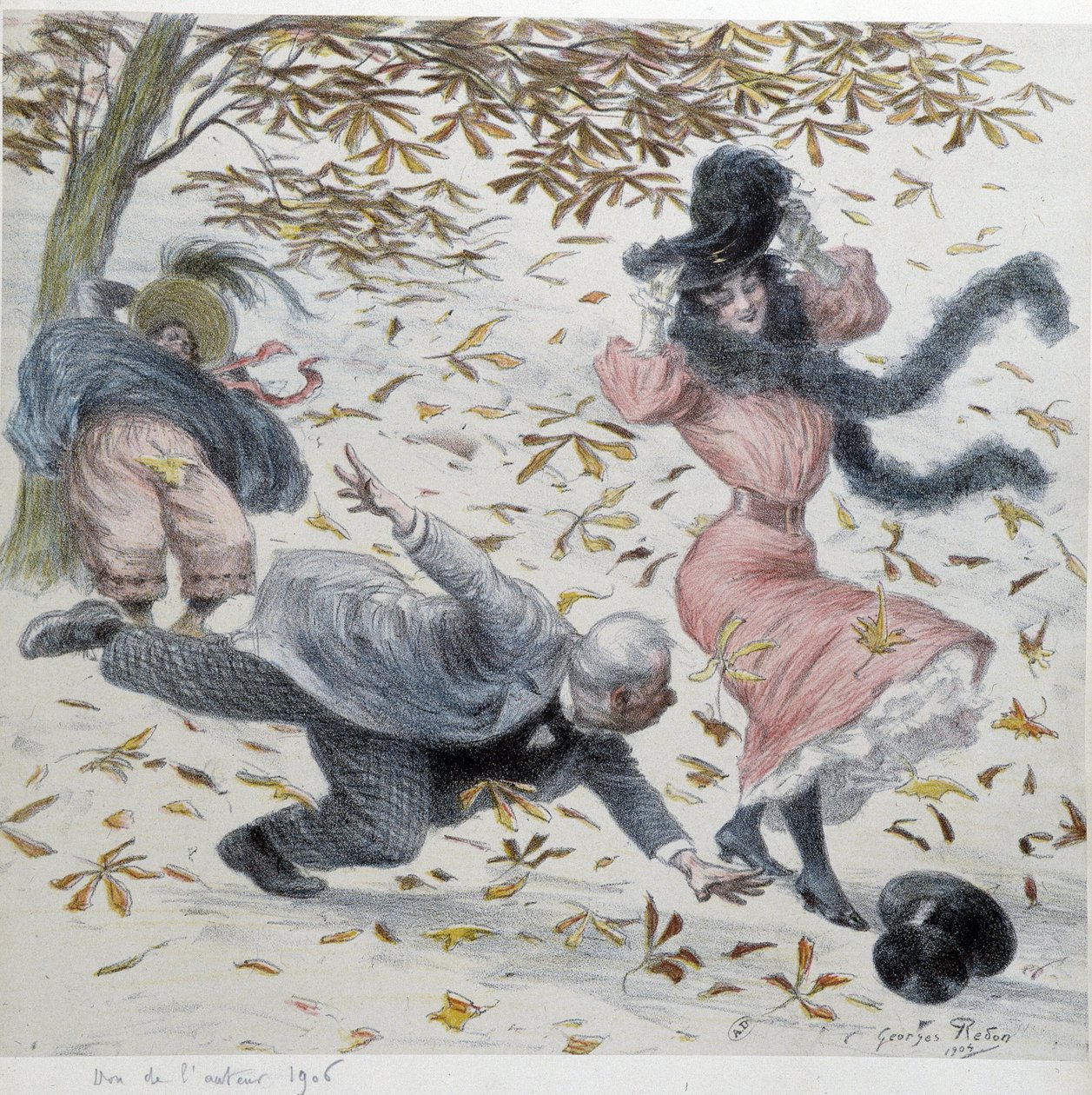 The Wind by Georges Redon: Highest-quality art reproduction