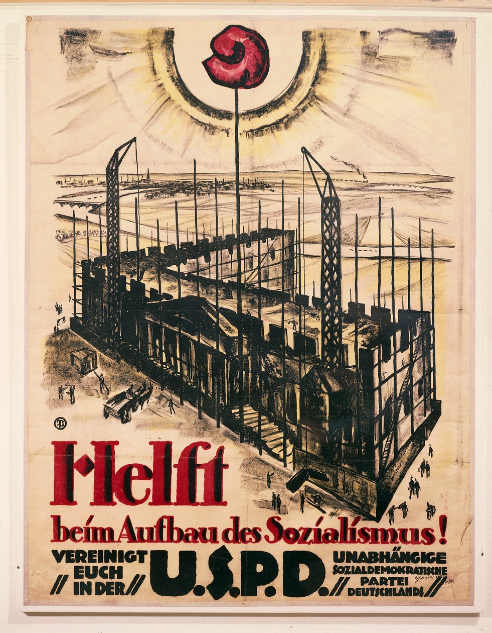 Poster for the Independent Social Democratic Party of Germany (USPD)