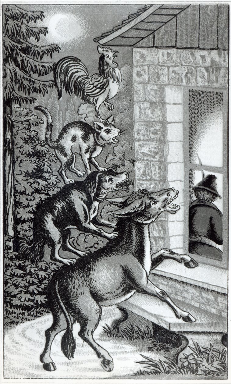 Illustration Town Musicians Of Bremen [2025]