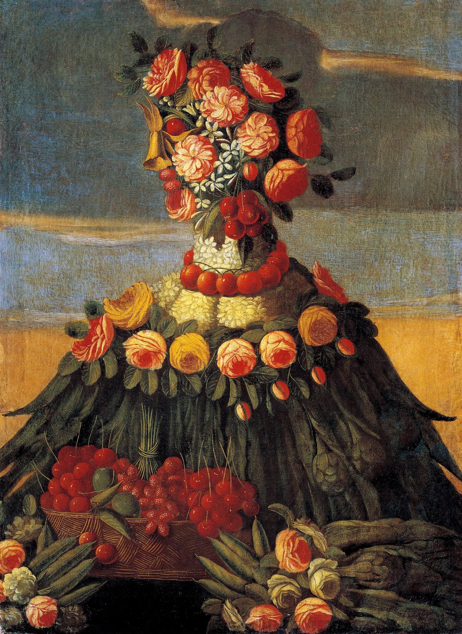 Spring Painting of the workshop by Giuseppe Arcimboldo