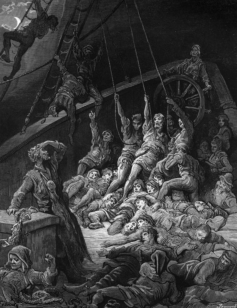 The Dead Sailors Rise Up and Start to Work the Ropes of the Ship, Scene ...