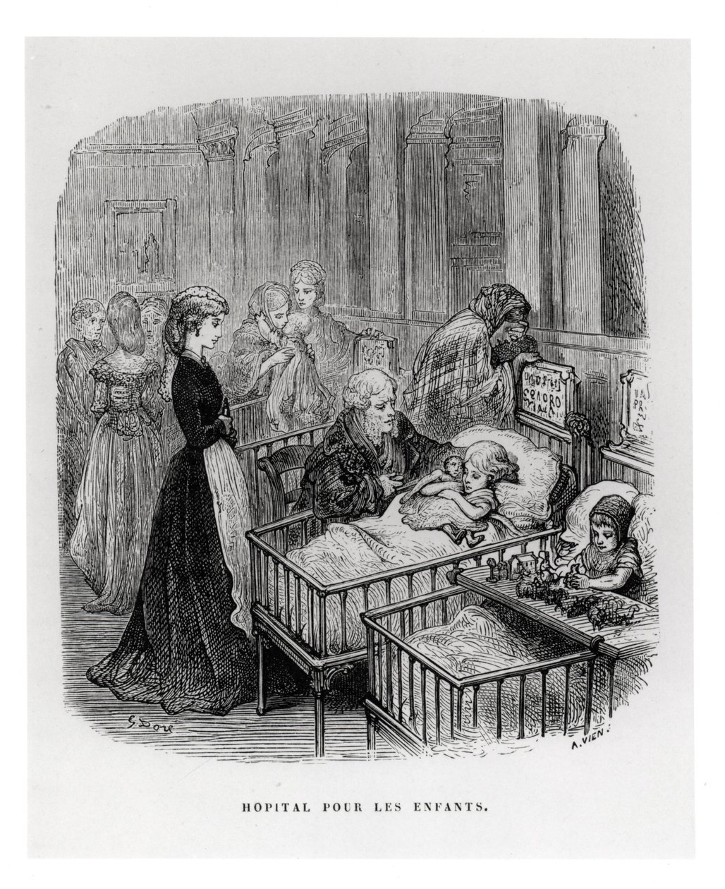 Children's Hospital, from 'London: A Pilgrimage' by William Blanchard ...