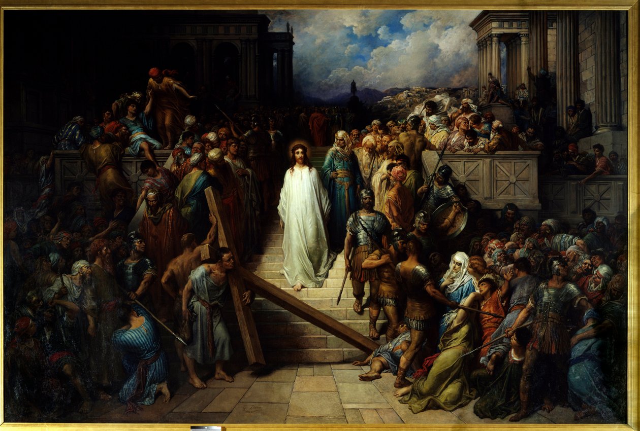 Christ Leaving the Priest by Gustave Dore: Fine art print
