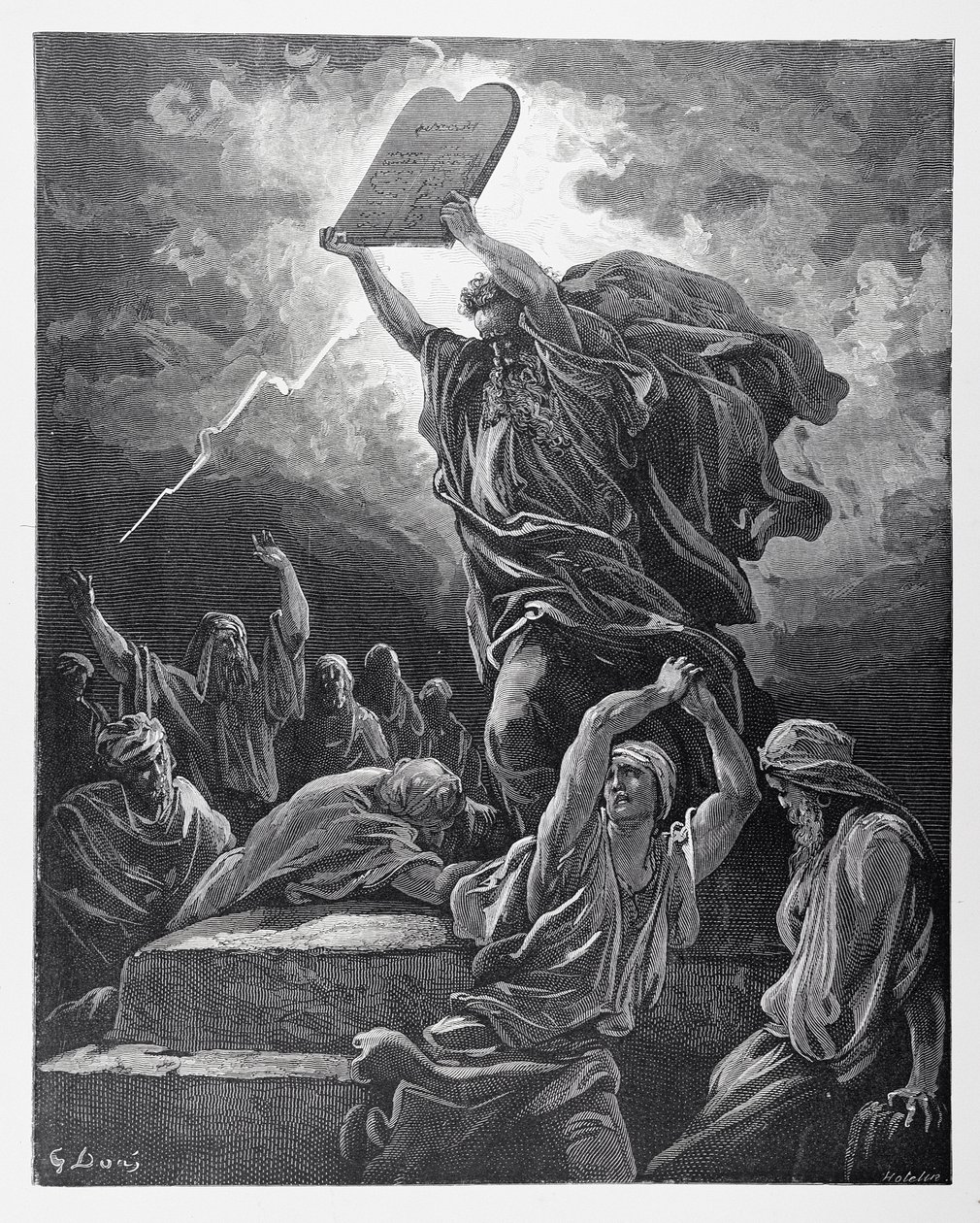 Moses Breaking Ten Commandments