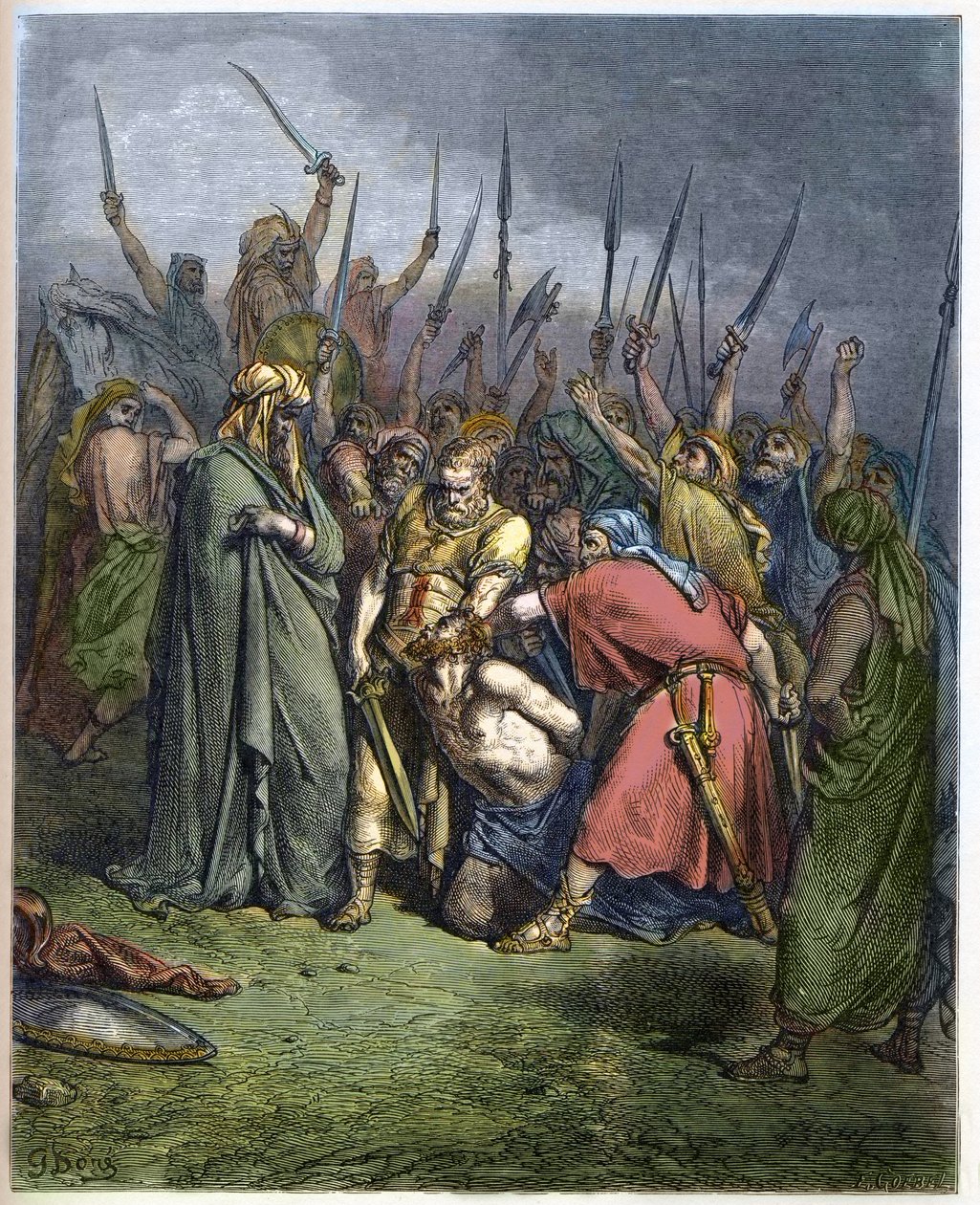 Samuel kills Agag - The decapitation of Agag, King of the Amalekites ...