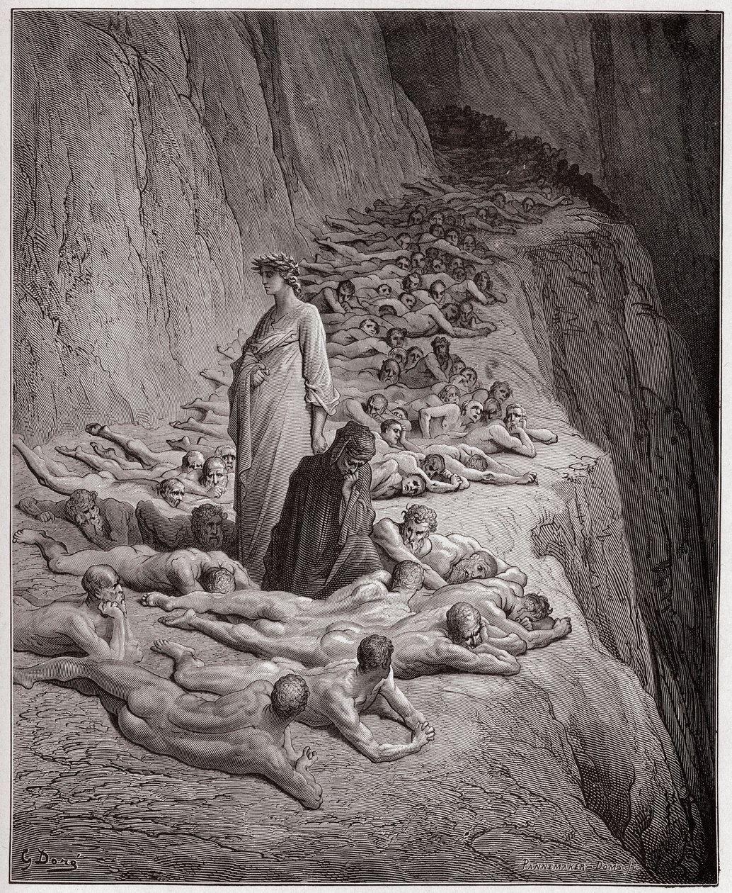 The Divine Comedy, Purgatorio, Canto 19: The souls of the avaricious ...