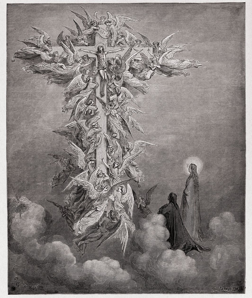 The Divine Comedy, Paradiso, Canto 14: Dante and Beatrice see the ...