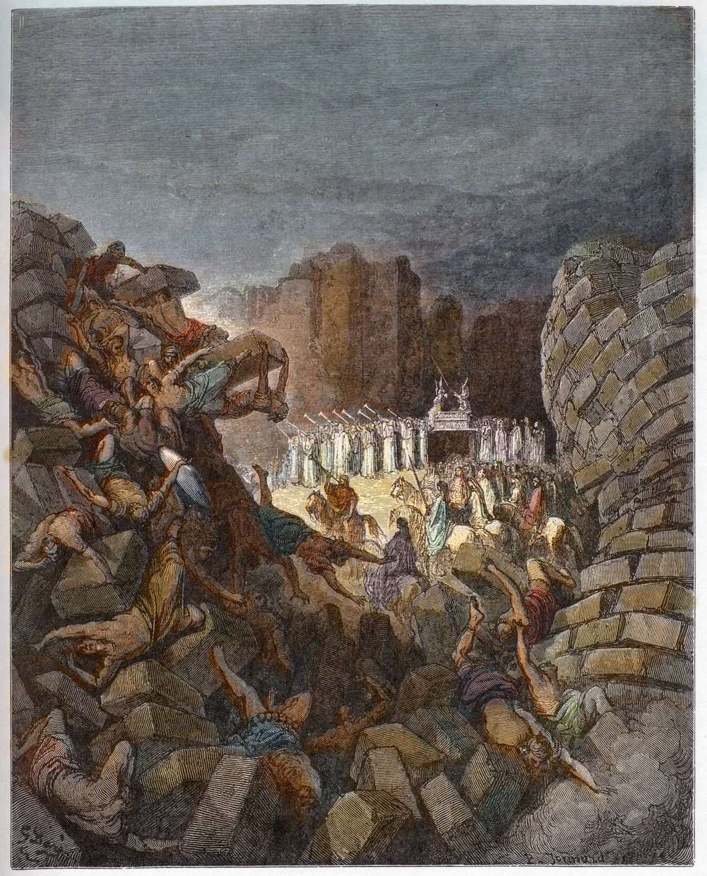 The Walls of Jericho Falling Down - The Fall of the Walls of Jericho ...