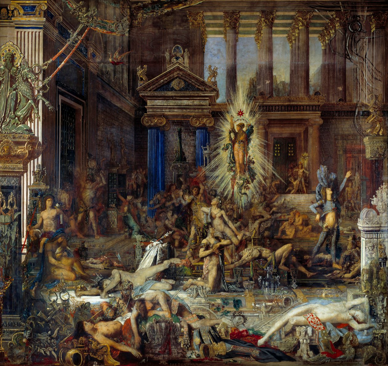The Pretendants From Homer S Odyssey By Gustave Moreau