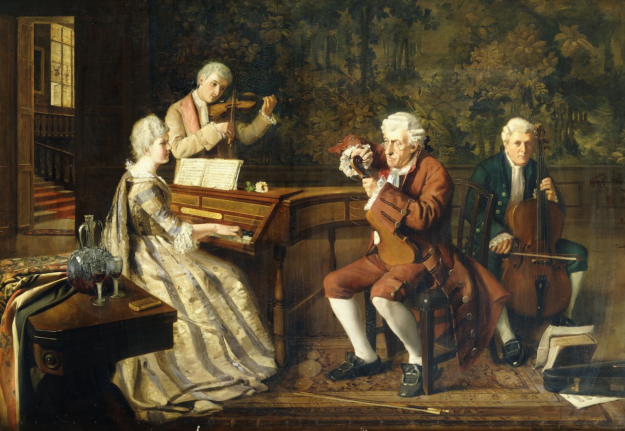 The Musicians by H. W. Jennings Brown: Buy fine art prints